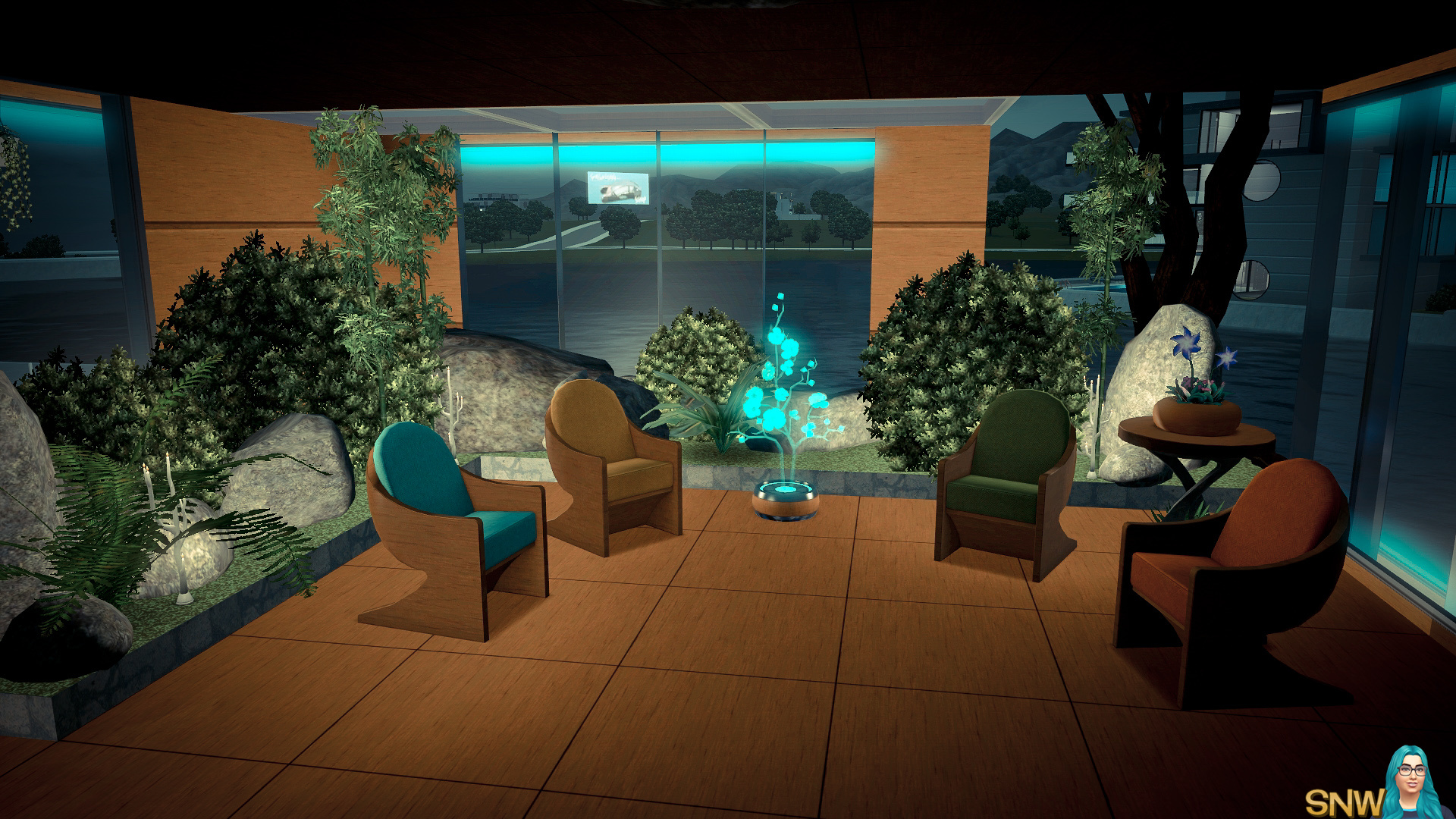 Futuristic Mid-Century Modern | SNW | MySimsNetwork.com