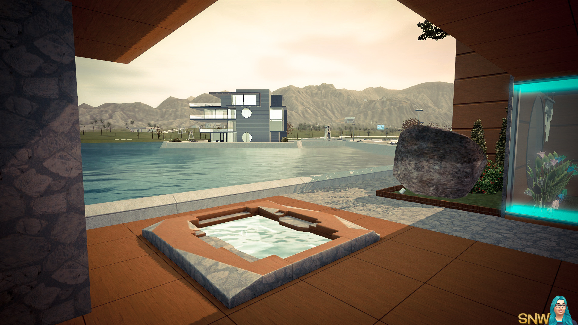 Futuristic Mid-Century Modern | SNW | MySimsNetwork.com