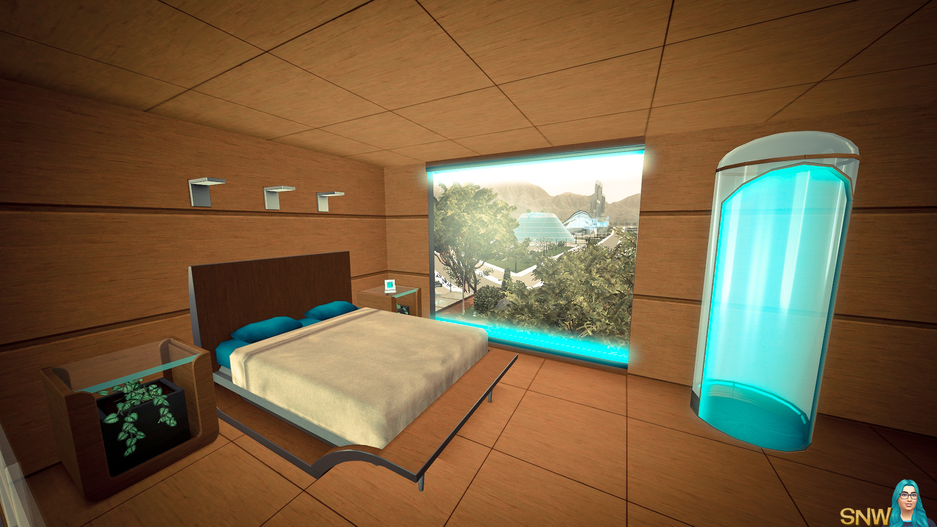 Futuristic Mid-Century Modern | SNW | MySimsNetwork.com