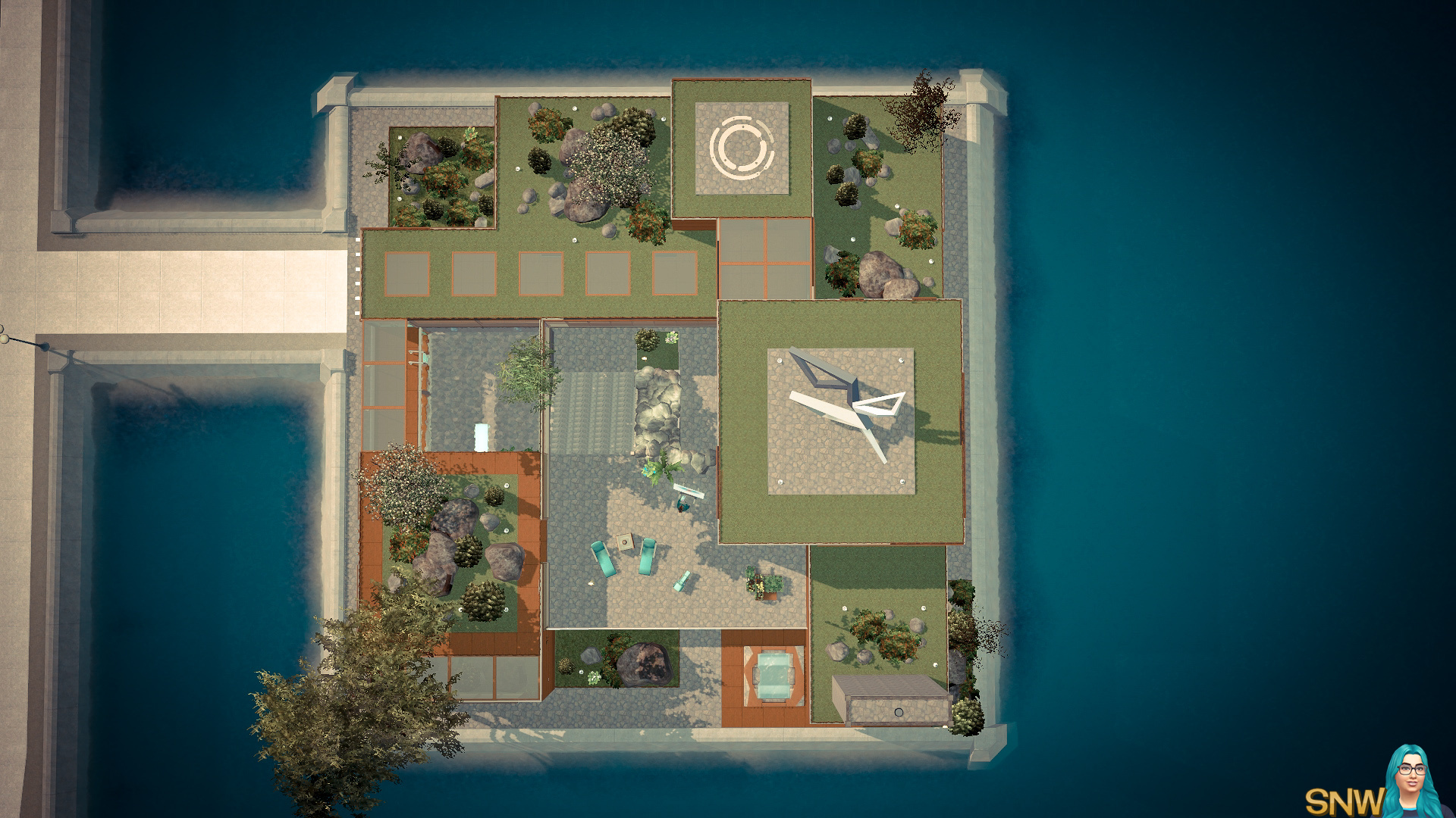 Futuristic Mid-Century Modern | SNW | MySimsNetwork.com