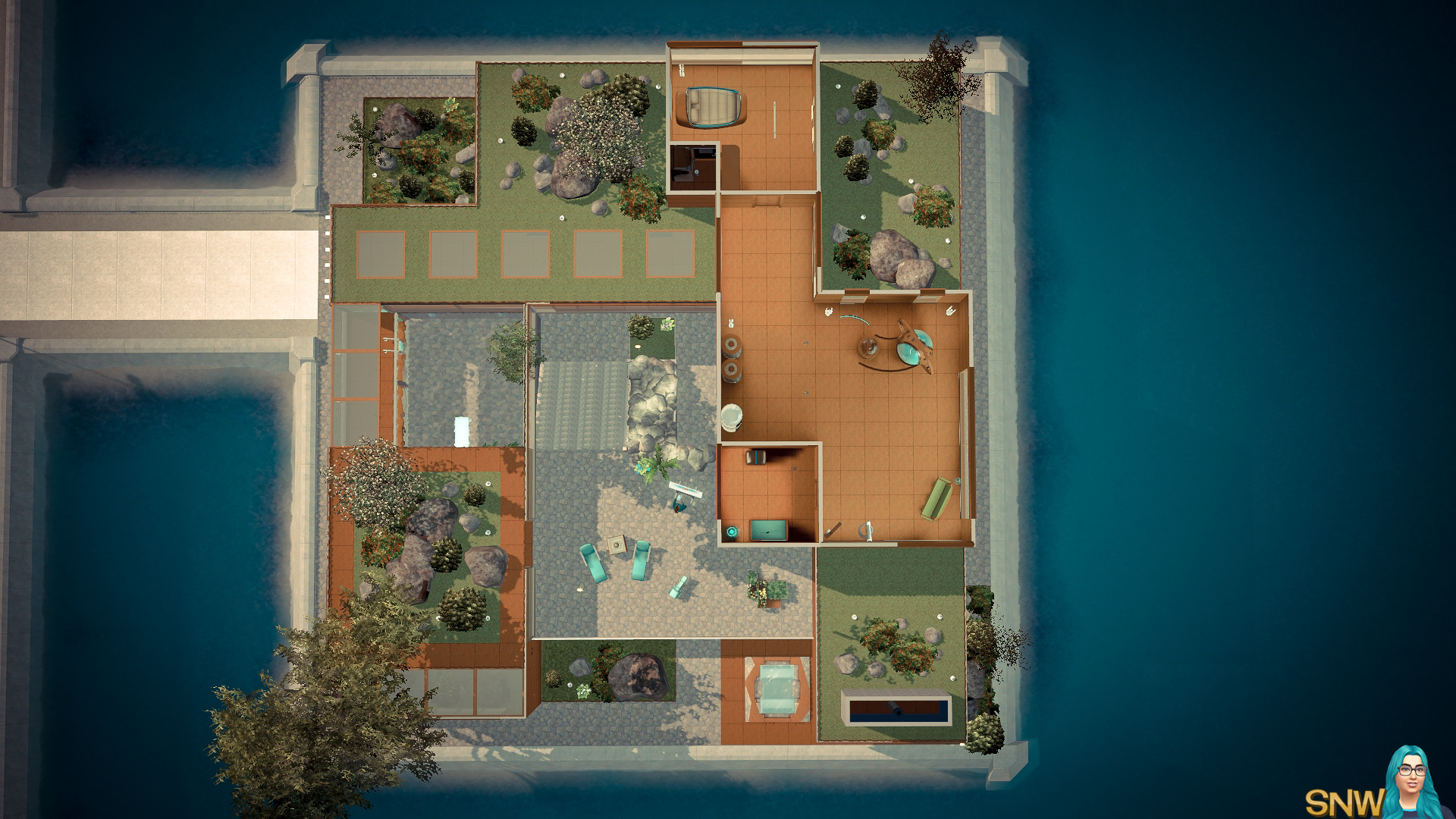 Futuristic Mid-Century Modern | SNW | MySimsNetwork.com