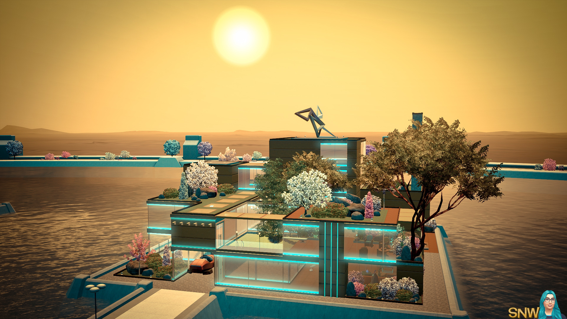 Futuristic Mid-Century Modern | SNW | MySimsNetwork.com