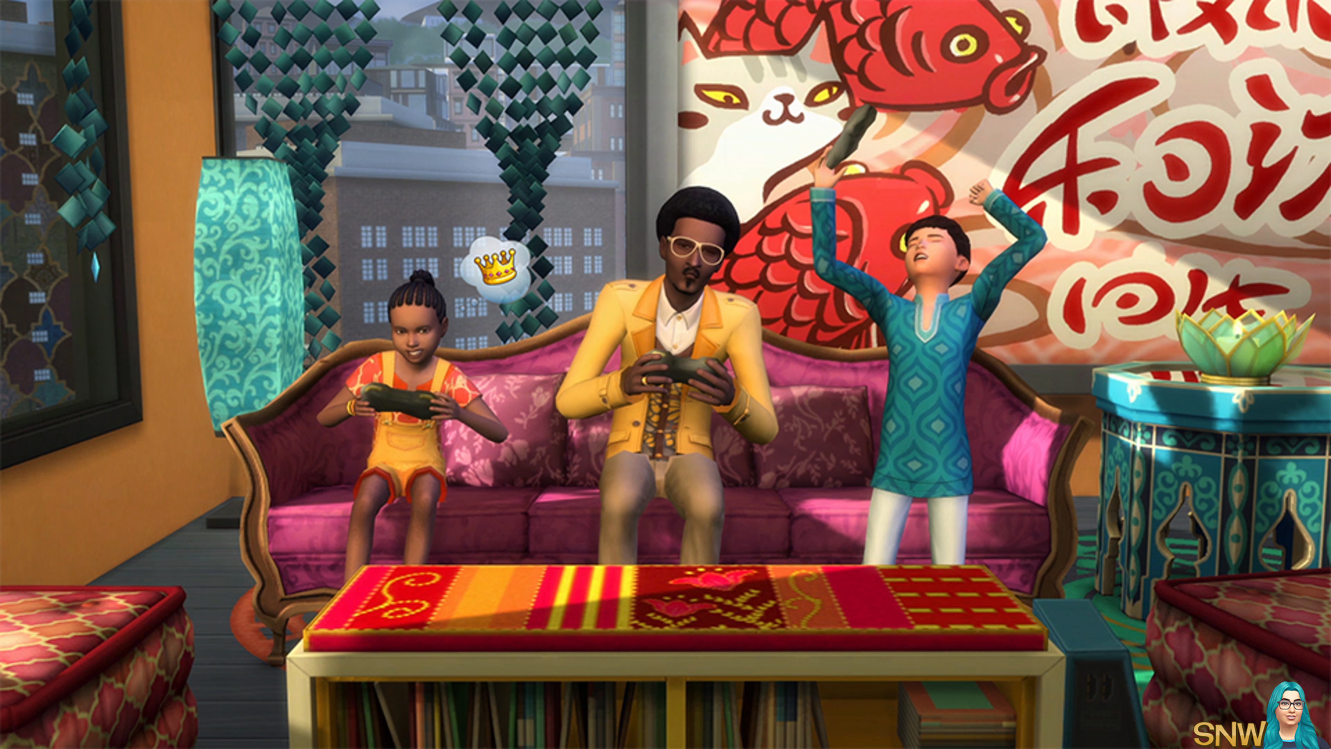 Game On, Inside and Out with Video Games and Basketball in The Sims 4 City Living | SNW ...