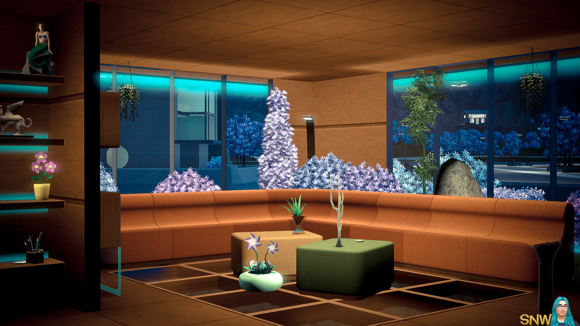 Futuristic Mid-Century Modern | SNW | MySimsNetwork.com