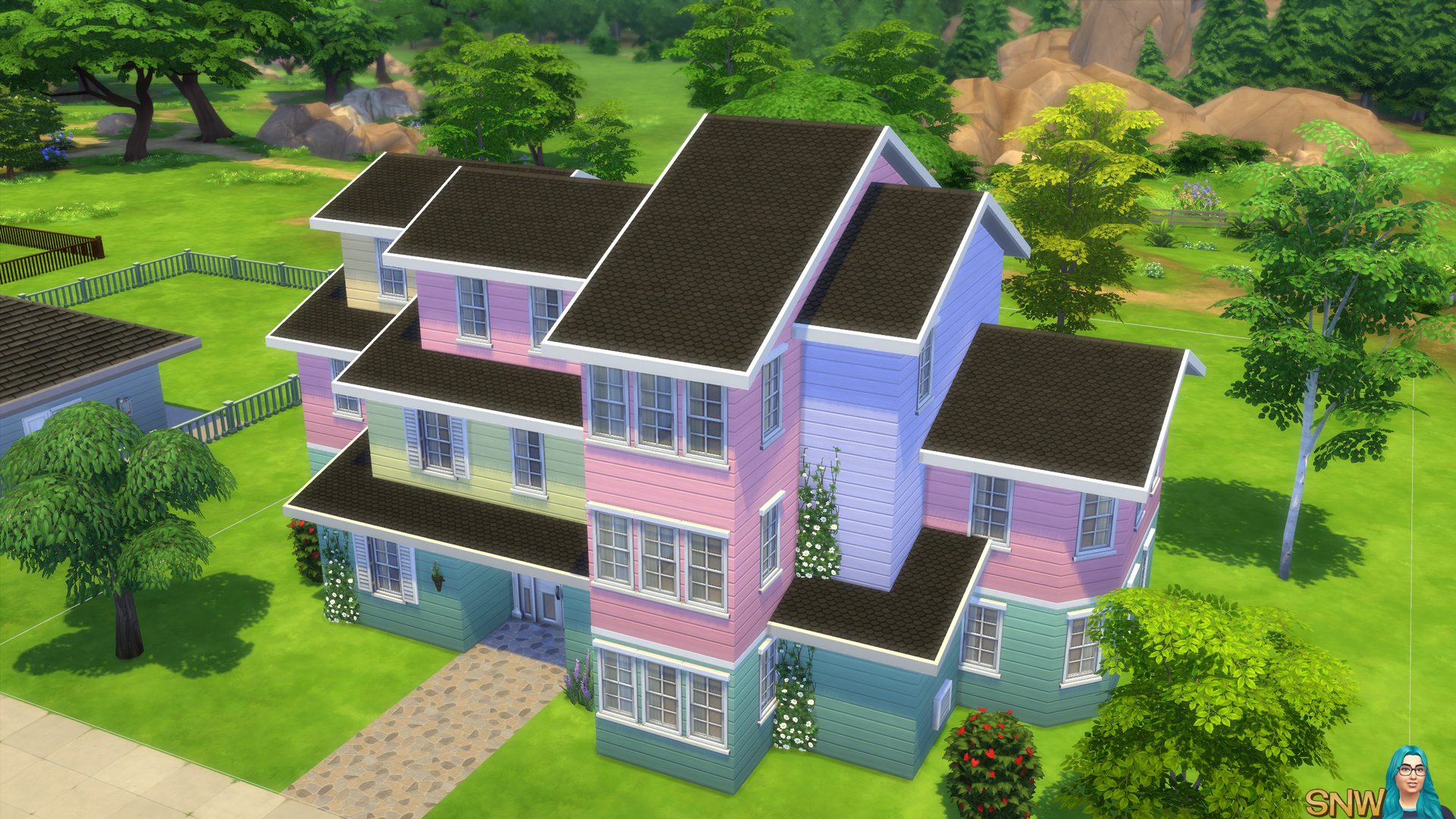 Clapboard Crush Siding Walls Set #2 Basic | SNW | MySimsNetwork.com