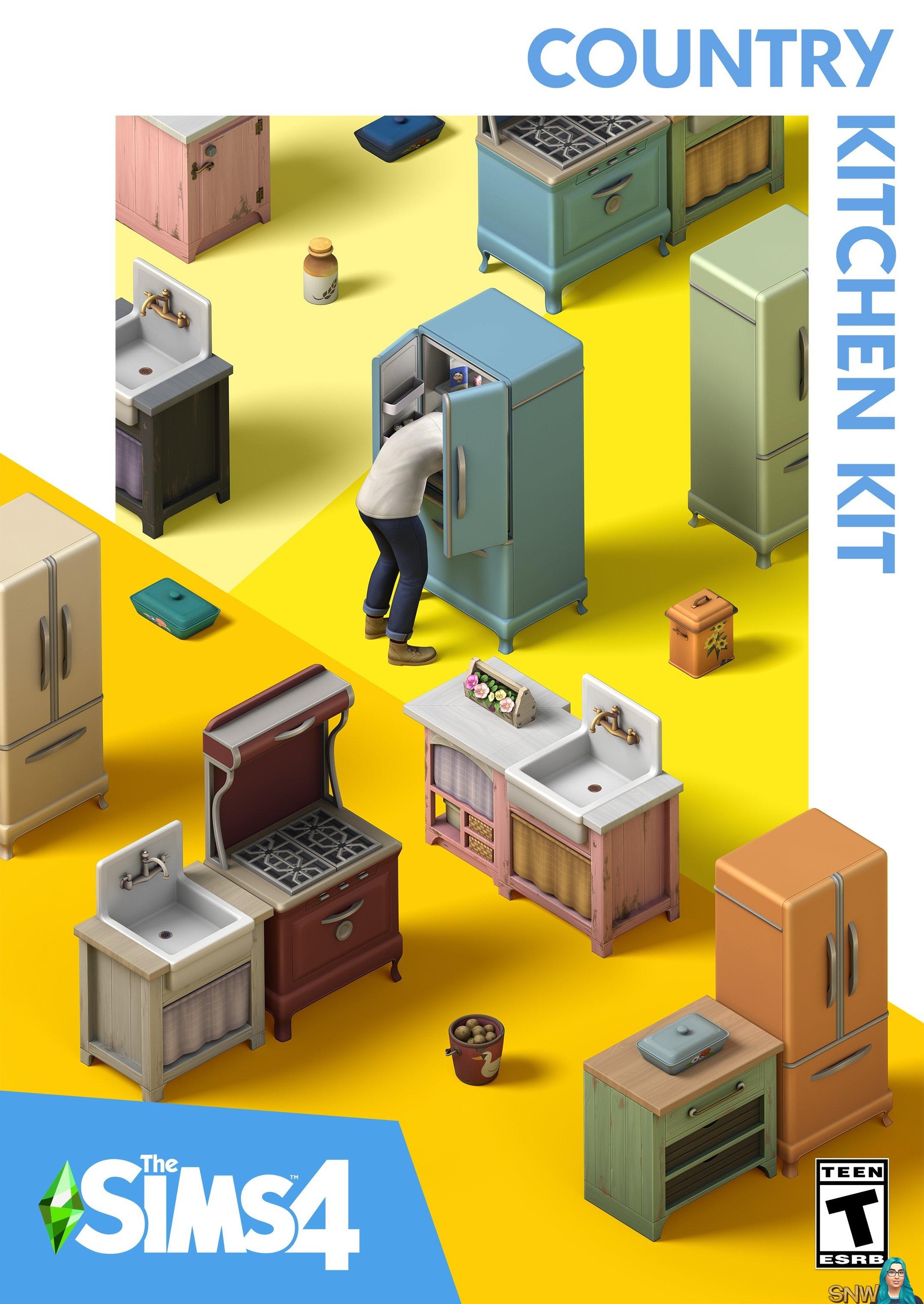The Sims 4: Country Kitchen Kit | SNW | MySimsNetwork.com