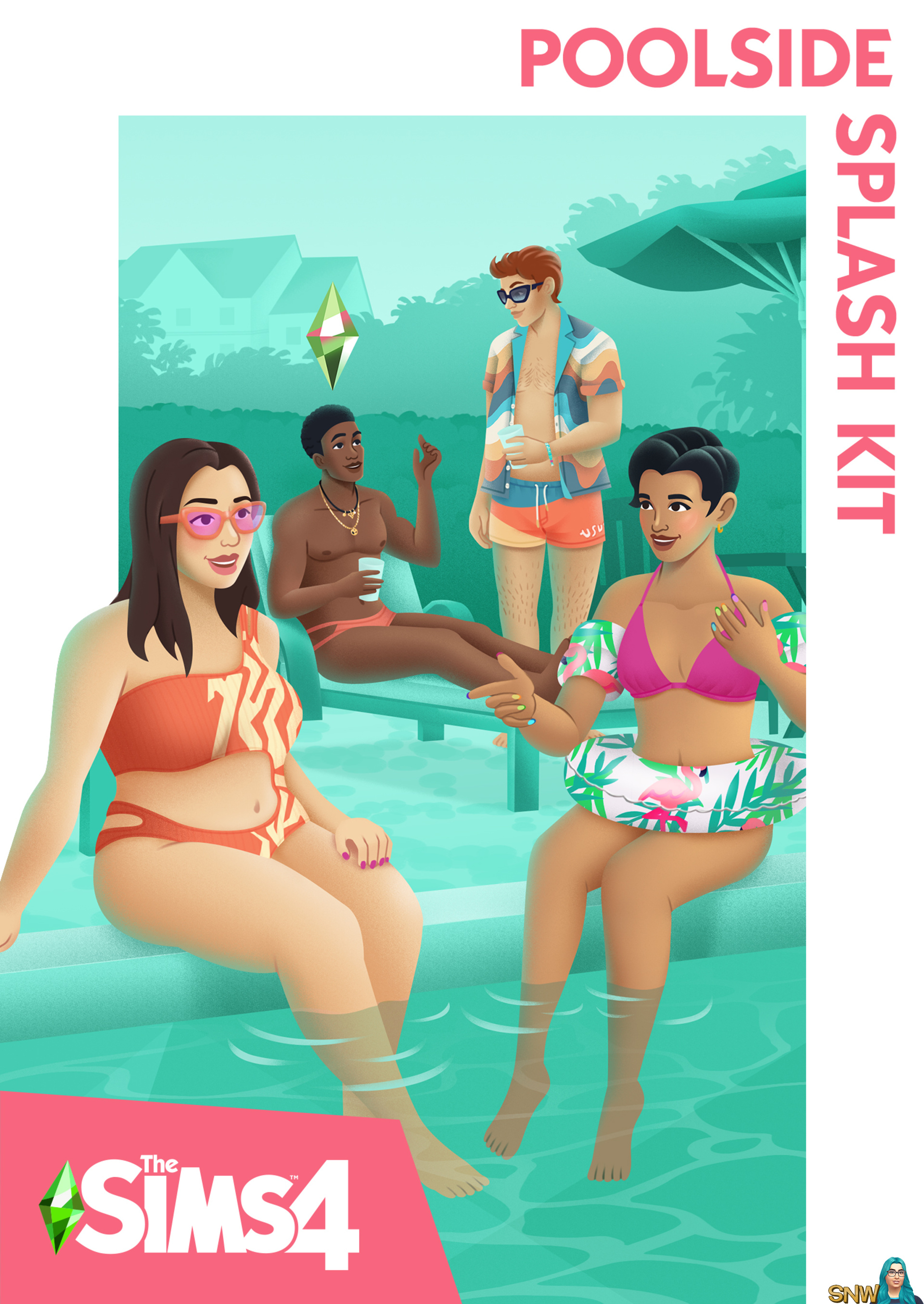 The Sims 4: Poolside Splash Kit | SNW | MySimsNetwork.com